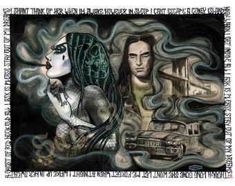 Sara Ray Art vintage styled pin up tattoo blonde by SaraRayArt