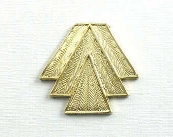 large brass BEE jewelry embellishment . 39mm x 42mm by ThePeddler