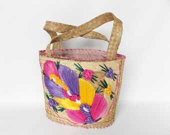 Raffia embroidery | Etsy