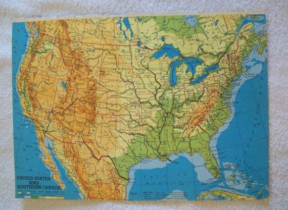 1950s Map Of United States - Map