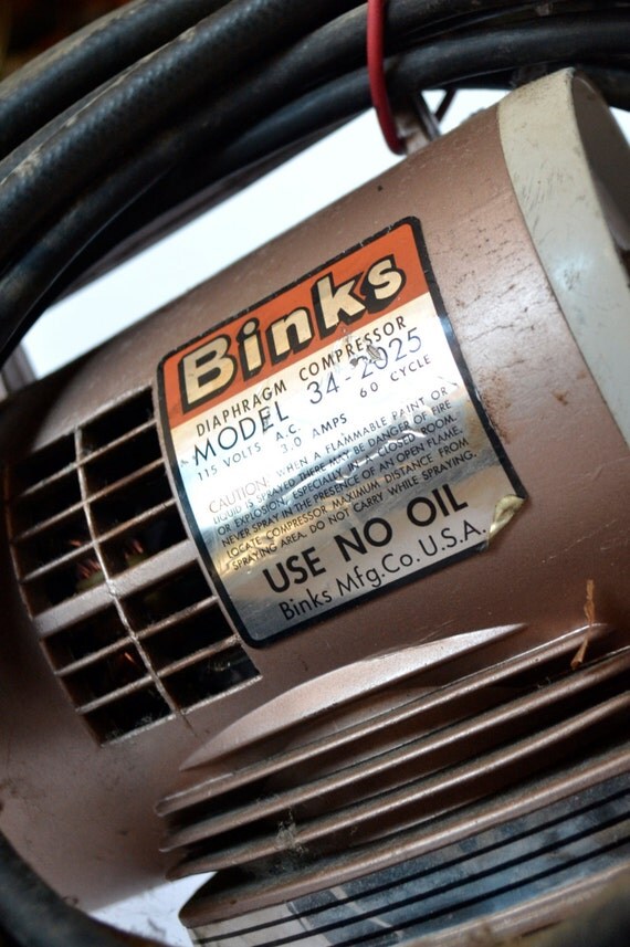 Items similar to Binks Compressor Model 34-2025 on Etsy