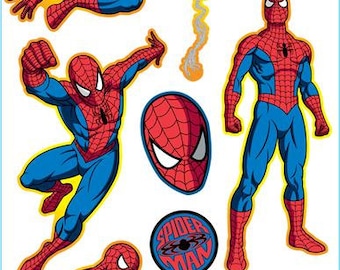 Popular items for spider man sticker on Etsy