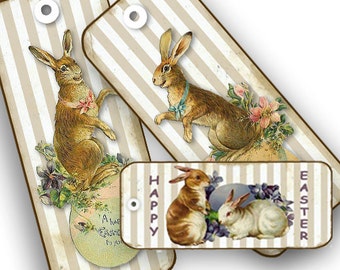 Printable Vintage Easter Cards Digital Instant Download