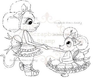 INSTANT DOWNLOAD Digital Digi Stamps Big Eyed by SherriBaldy