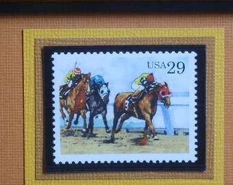 Thoroughbred racing | Etsy