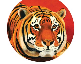 Tiger magnet | Etsy