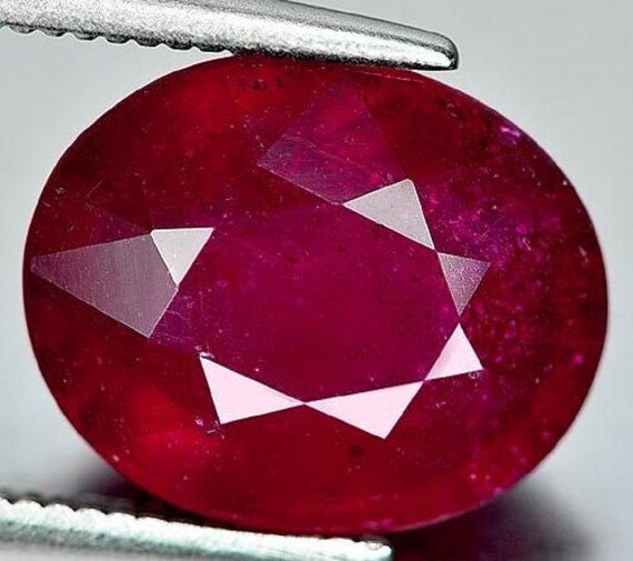 Pigeon Blood Red Ruby Natural Precious 5.35 ct SI2 by finertimes