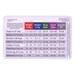 Ekg Ruler Badge Pocket Card Horizontal for Nurse Paramedic EMT