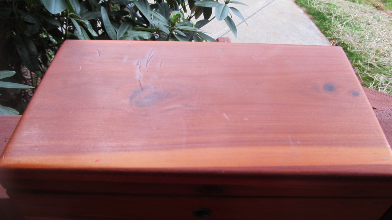 Vintage Cedar Chest by Lane – jewelry box – no key – Haute Juice