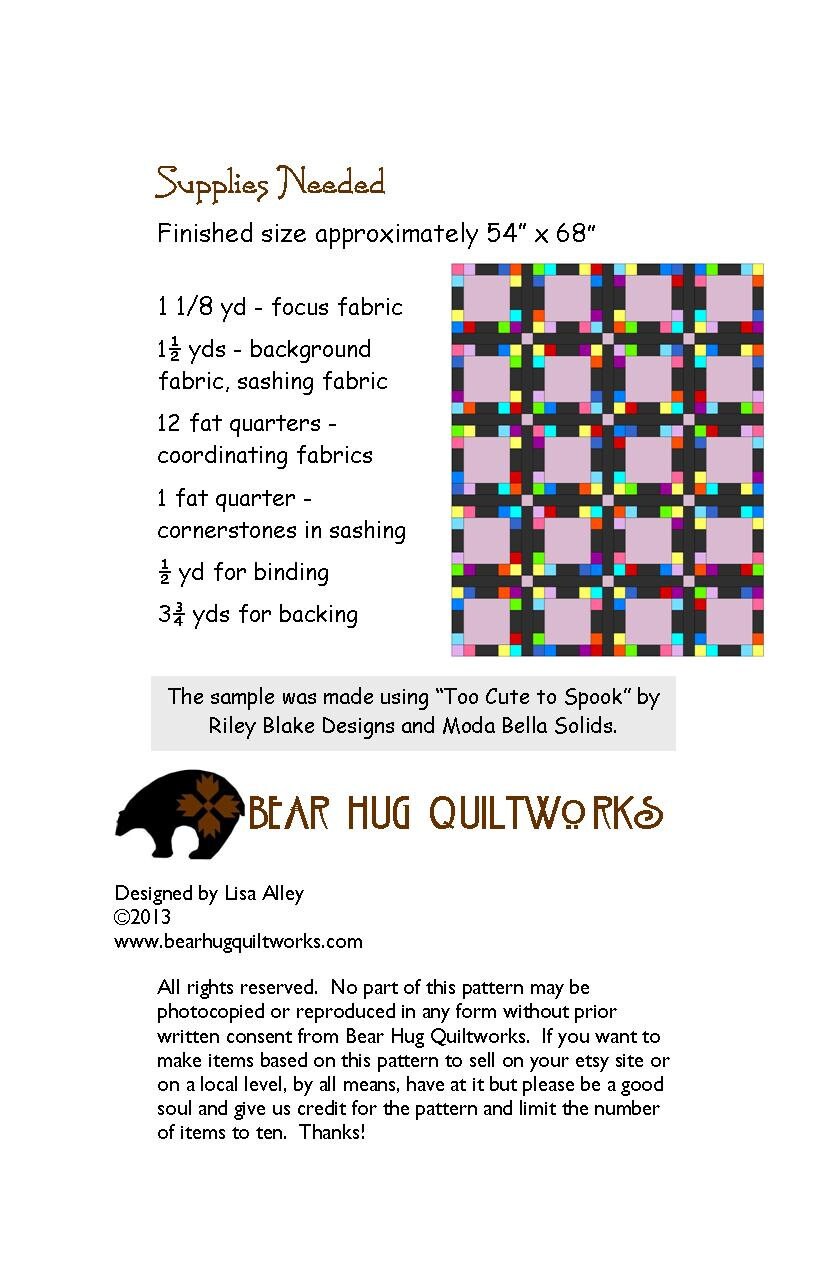 Square Pegs Quilt Pattern