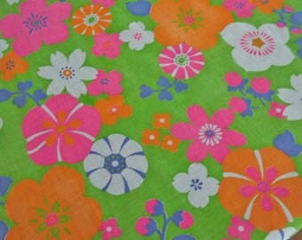 Popular items for bright floral fabric on Etsy