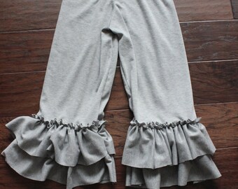 Knit Sleepy's Pant, Ruffle pant, Knit ruffle pant, girl ruffle pant ...