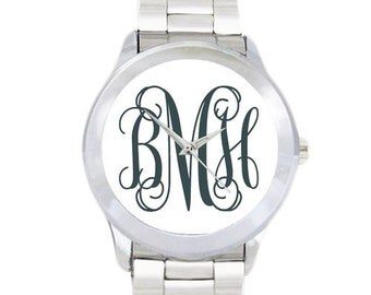 Popular items for monogram watch on Etsy