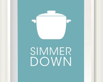 Unique simmer down related items | Etsy