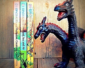 Vintage Dinosaurs of the Land, Sea and Air, Prehistoric Creatures ...