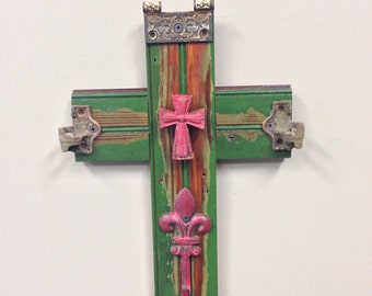 Wooden wall cross | Etsy