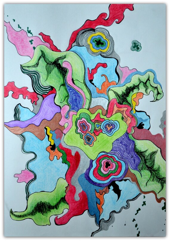 Abstract Color Drawing