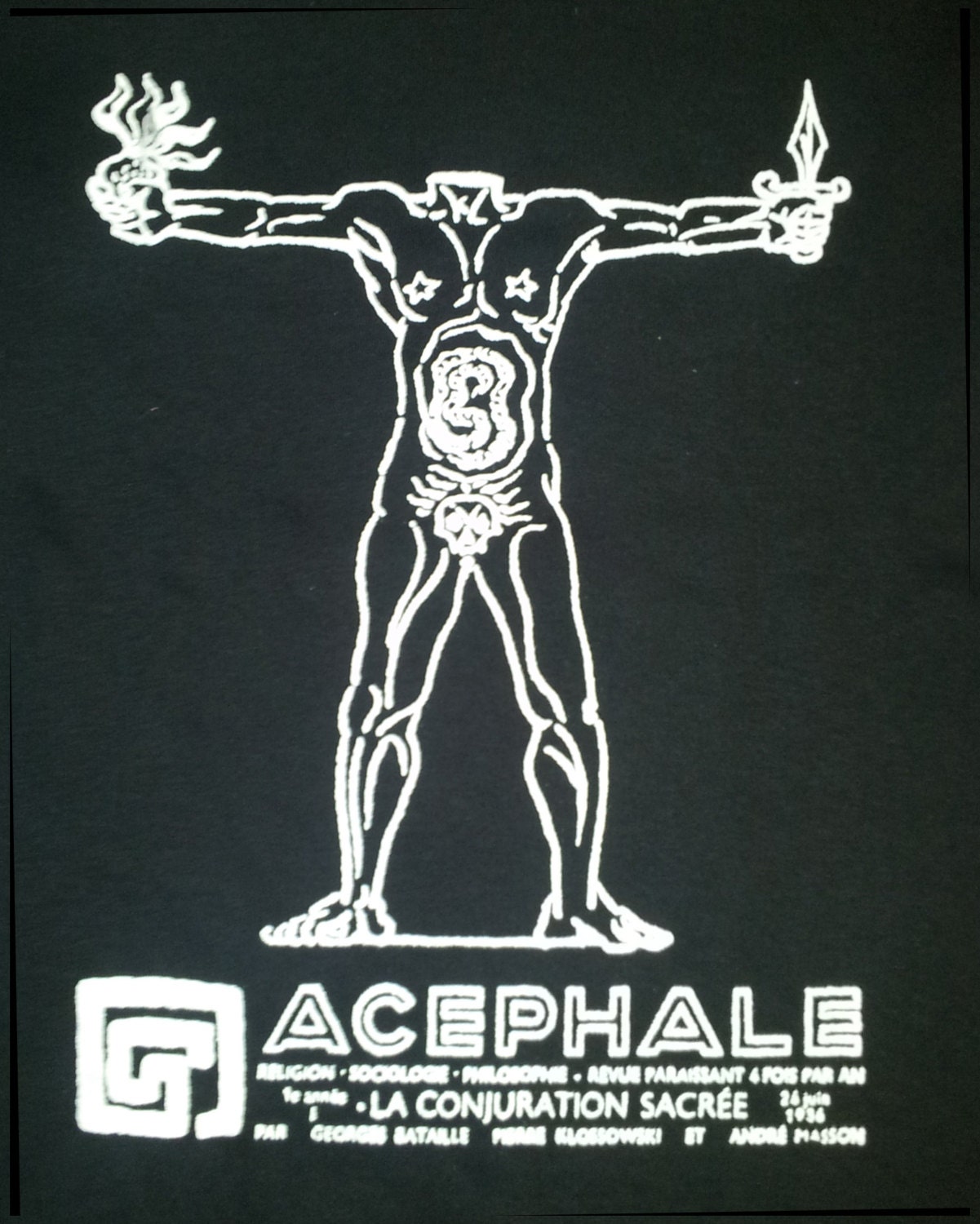 Acéphale Georges Bataille hoodie or sweatshirt