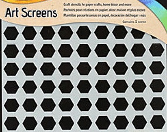 Hexagon stencils | Etsy