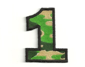 Camouflage numbers | Etsy