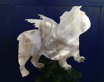 Rough Collie angel Dog Tree Topper Holiday by ScreenDoorGrilles