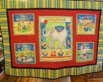 Popular items for circus quilt on Etsy