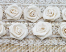 Popular items for satin ribbon roses on Etsy