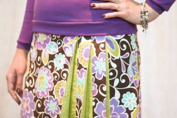 Origami pleated skirt pattern: Ladies' by RabbitRabbitCreation