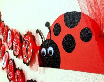 Ladybug banner | Etsy