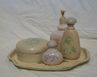 Vintage Avon Vanity Set "The Vanity Collection" 5 pieces
