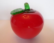 Popular items for vintage glass apples on Etsy