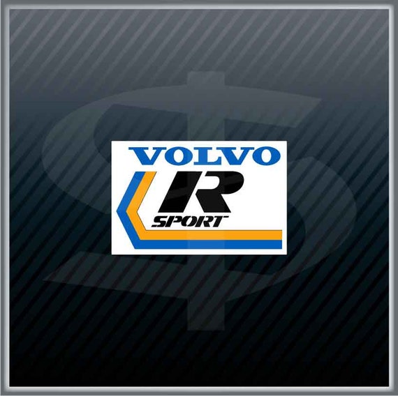 Volvo Motors R Sport Racing Emblem Car Sticker by famoustickers