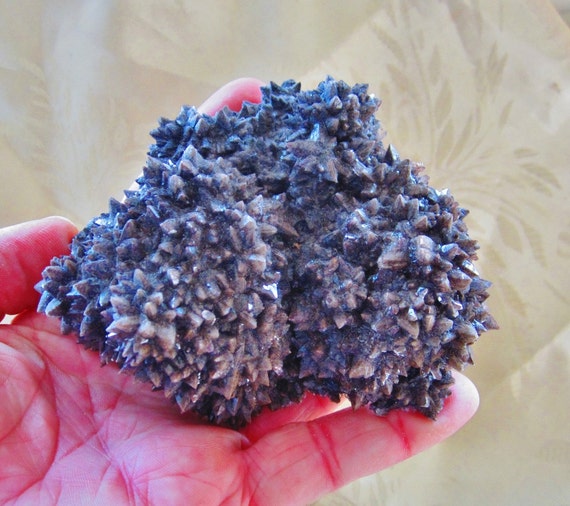 DOGTOOTH CALCITE Spar Crystal Cluster 11 Oz. by GeoSpecimens