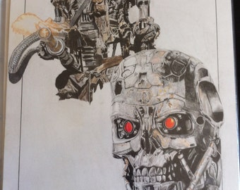 Terminator drawing | Etsy