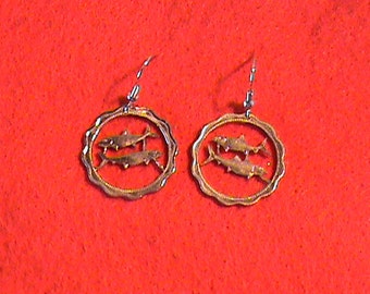 Hand cut coin State of Texas pendant includes a 24 by RonsCutCoins