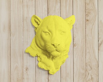 Fake lion head | Etsy