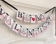 Popular items for valentine banner on Etsy
