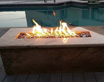 D.I.Y. 26" Long Propane Trough/ Wall/ Fire Table Burner Fire Pit Kit in ...