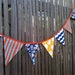 Circus Bunting Fabric Party Flags size small bunting by BooBahBlue