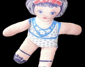 Popular items for flour sack dolls on Etsy