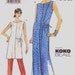 Very Easy Vogue Pattern 7249 Koko Beall Womens Dress Tunic
