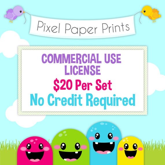 Commercial Use License with No Credit Required