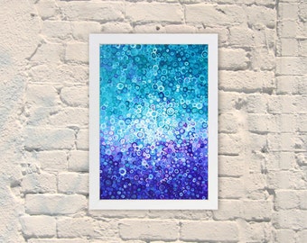 Abstract art tree paintings & prints by Louise Mead by LouiseMead