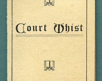 Whist score cards | Etsy