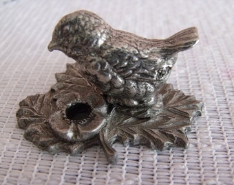 Pewter owl figurine | Etsy