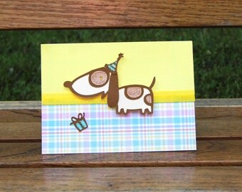 Puppy birthday card | Etsy