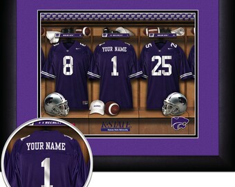 Georgia Bulldogs Locker Room Personalized Print by PesonalizedArt