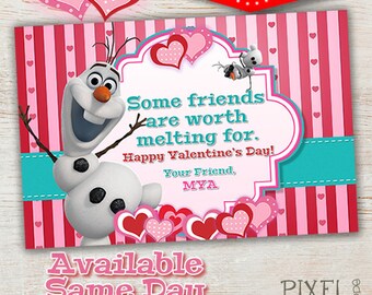 Olaf valentine | Etsy