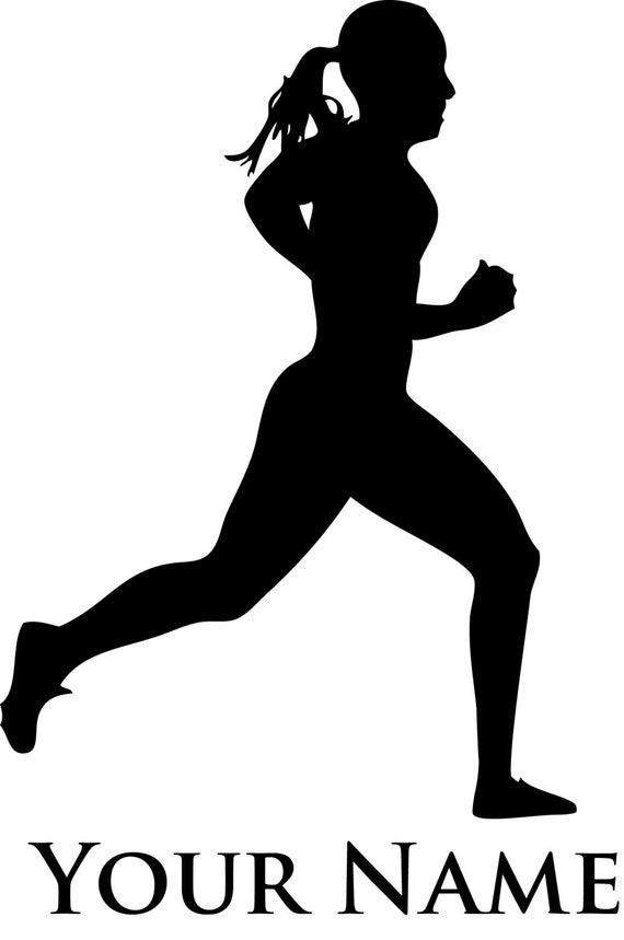 Running Track Cross Country Custom decal by VectorCreations