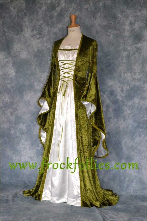 Renaissance Gown Medieval Wedding Dress Elvish Wedding